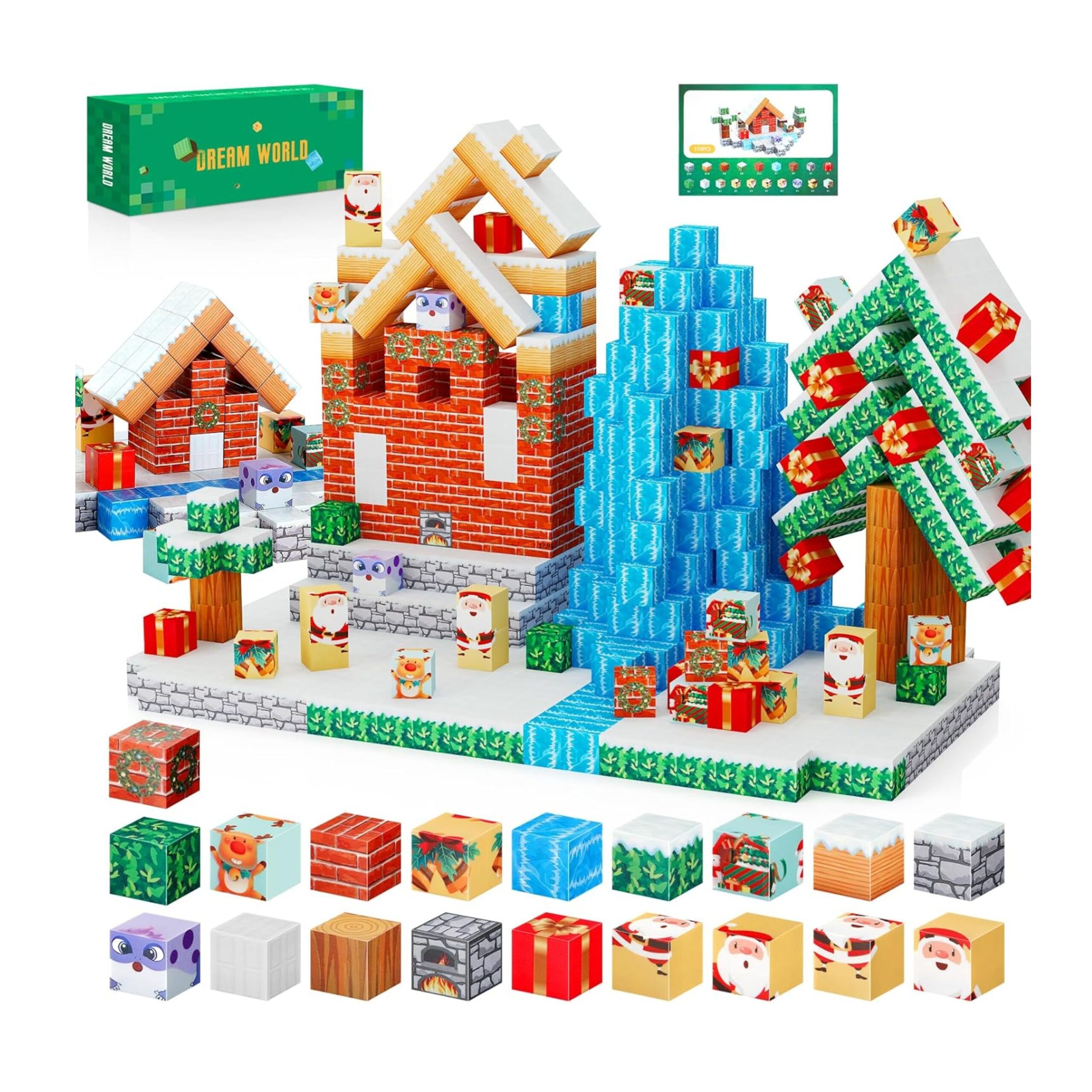 Christmas Magnetic Building Blocks - Mik Zenon