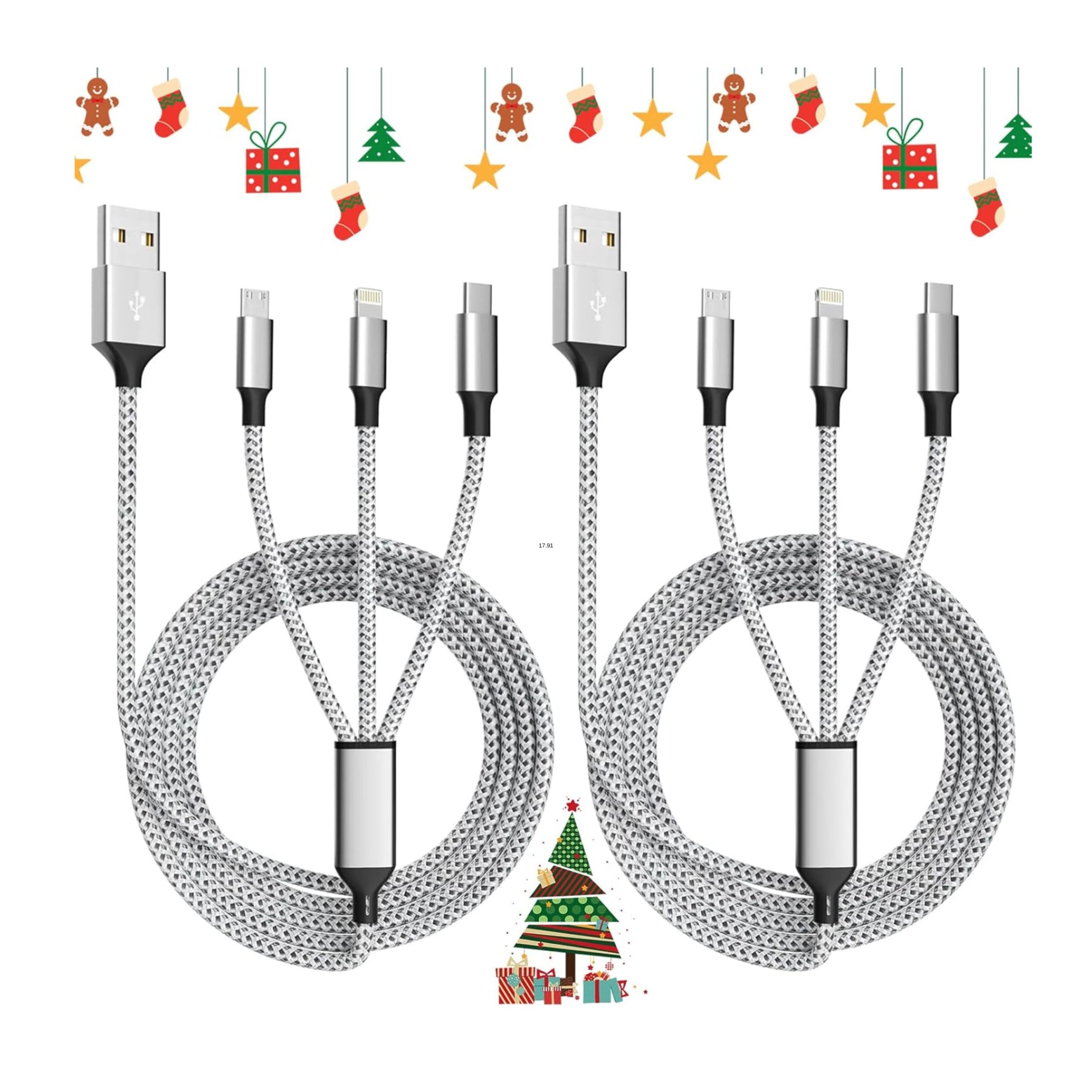 Divided Charging Cables 2 Pack - Mik Zenon