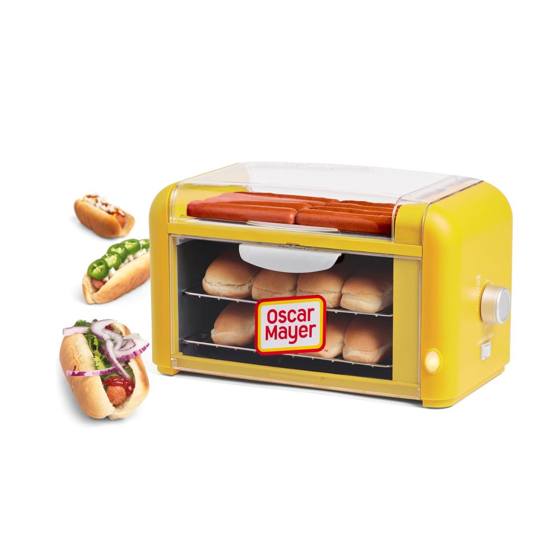 Nostalgia Oscar Mayer Hot Dog Roller & Bun Toaster Oven - Mik Zenon