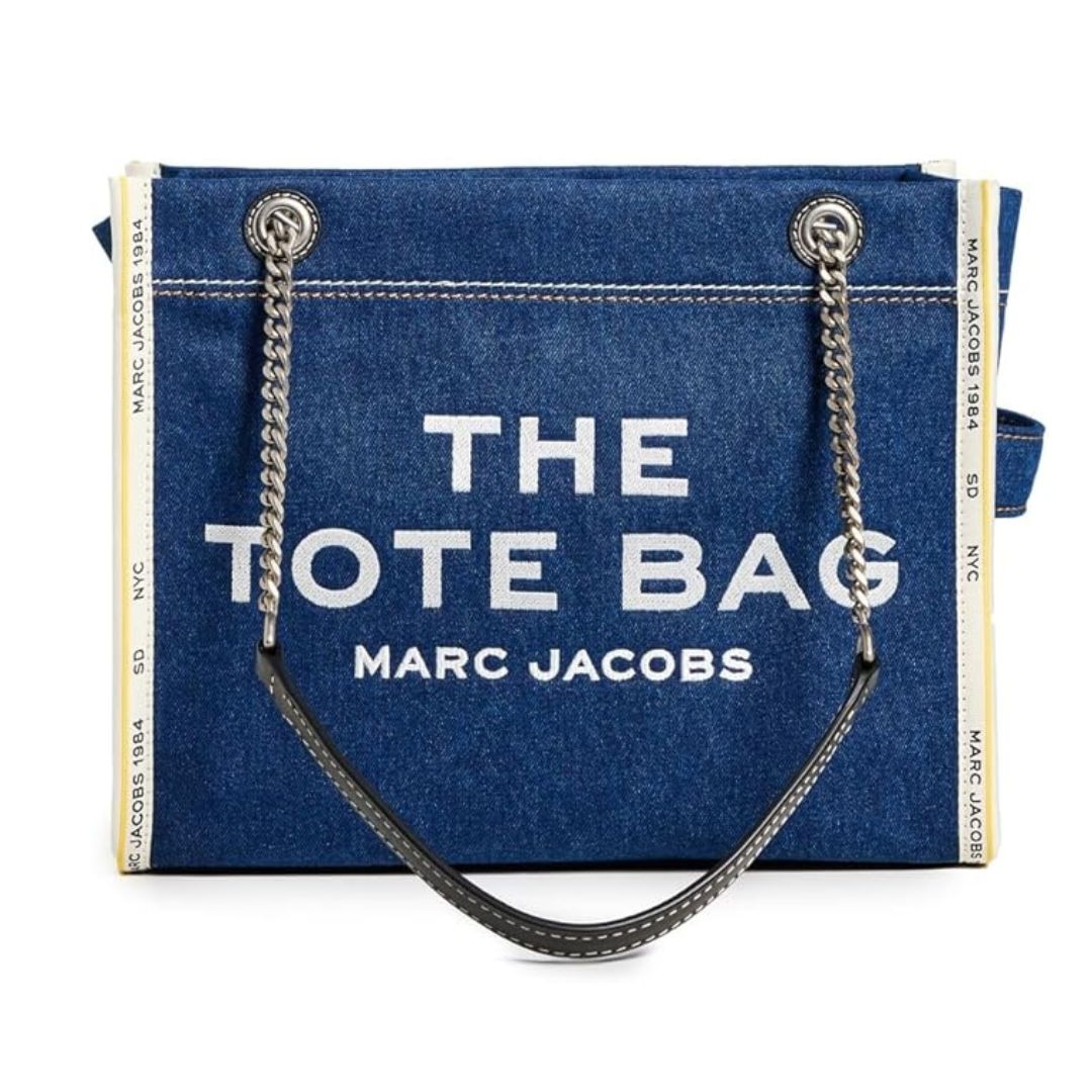 Marc Jacobs The Denim Chain Medium Tote Bag - Mik Zenon