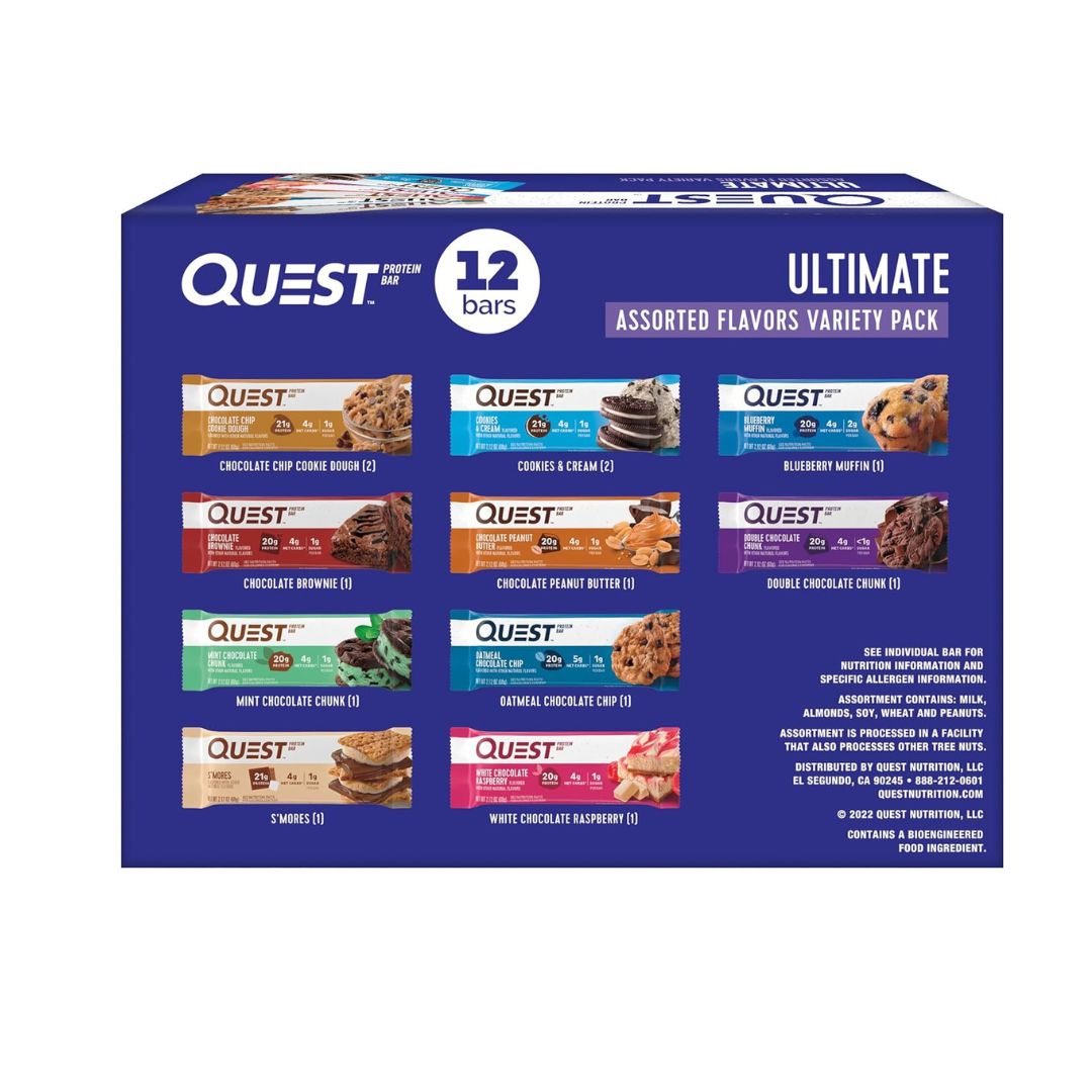 Quest Nutrition Ultimate Variety Pack Protein Bars - Mik Zenon
