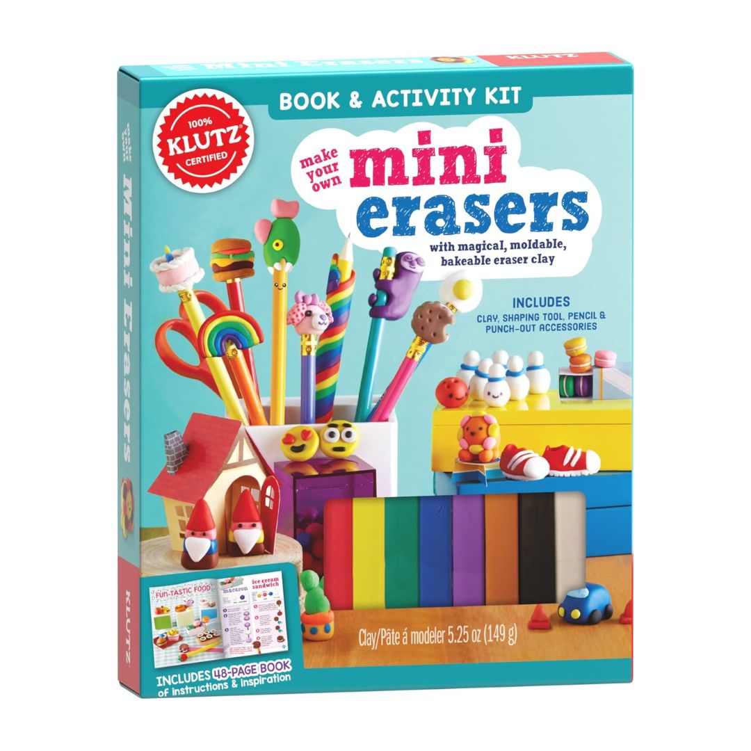 KLUTZ Make Your Own Mini Erasers - Mik Zenon
