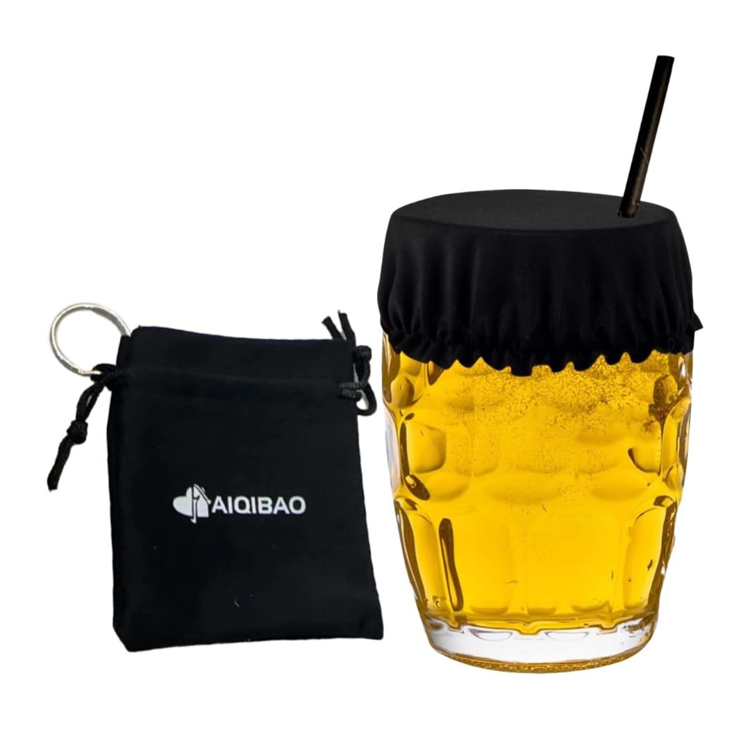 Reusable Drink Cover with Straw - Mik Zenon