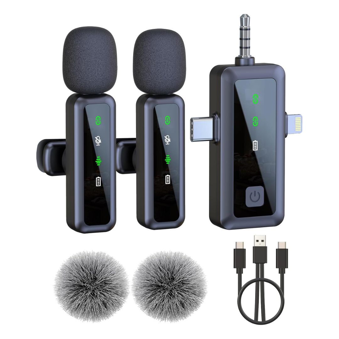 Wireless Lavalier Microphone Set - Mik Zenon