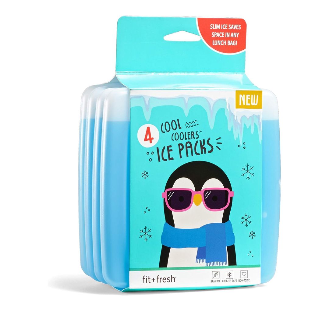 Cool Coolers Slim Ice Packs 4 Pk - Mik Zenon