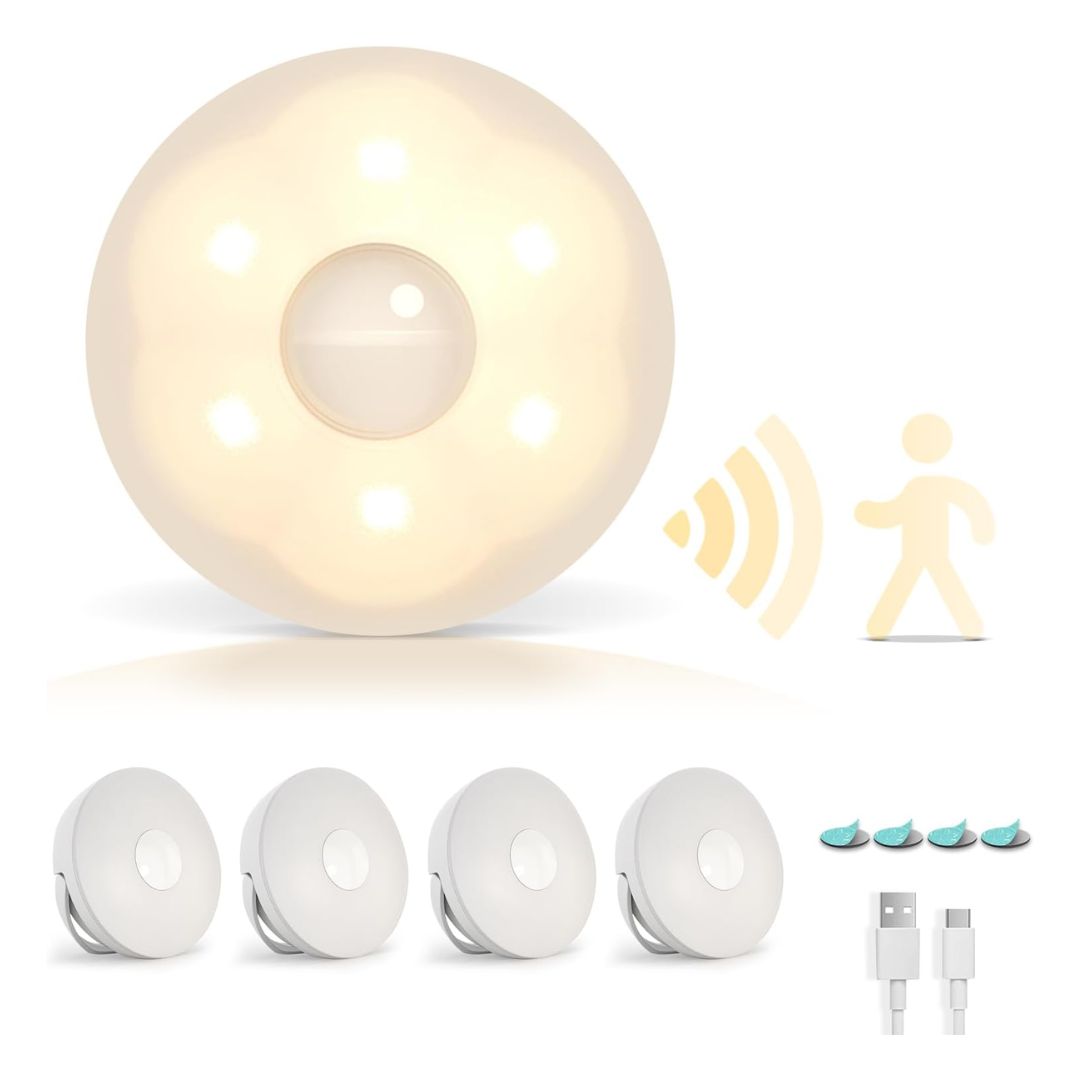 Motion Sensor Night Lights Pack of 4 - Mik Zenon
