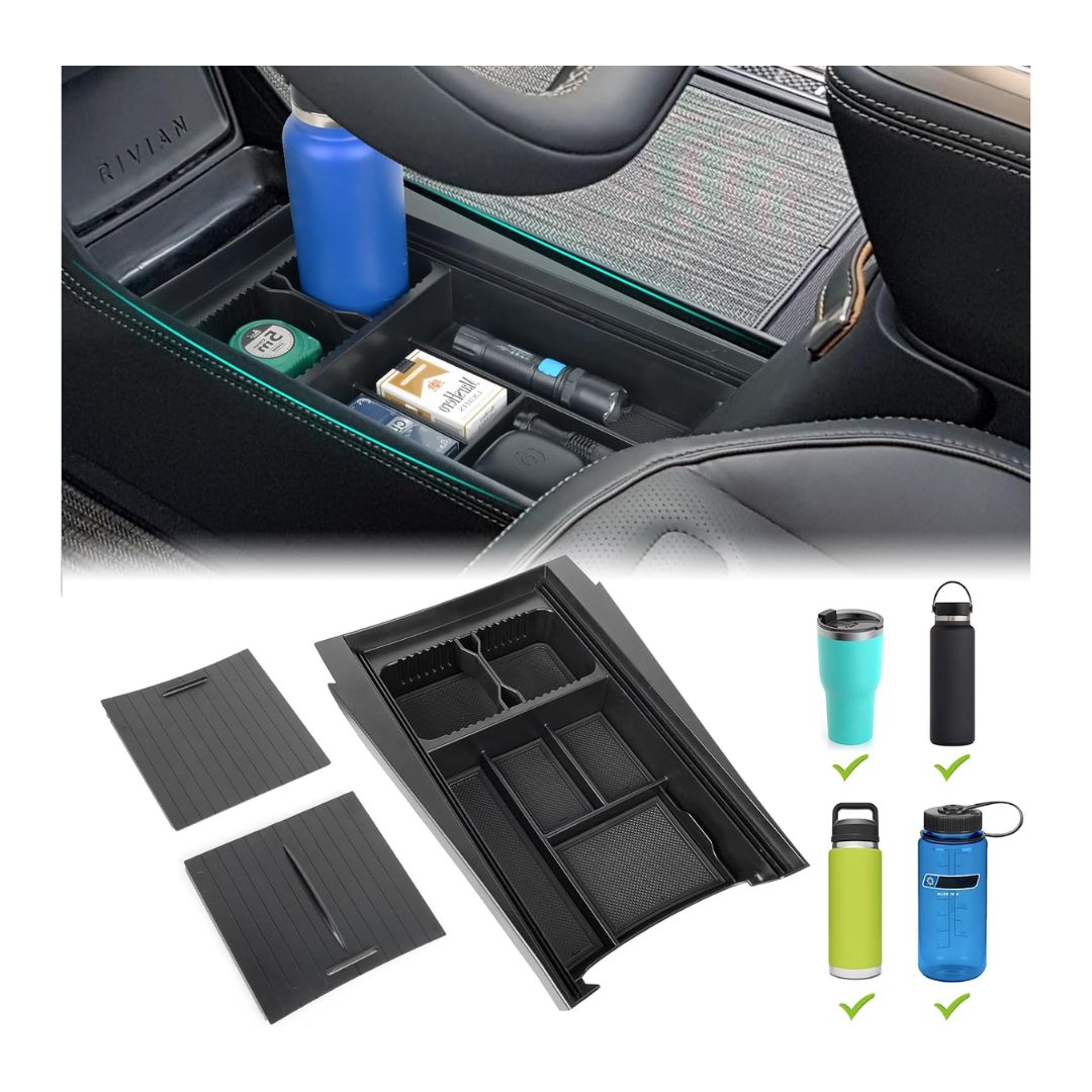 Center Console Tray with Slide Cover - Mik Zenon