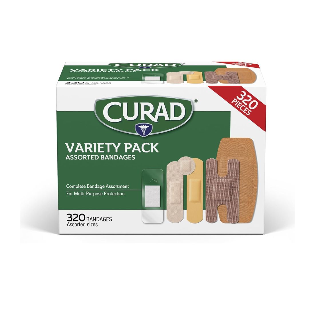 CURAD Assorted Bandages Variety Pack 320 Ct - Mik Zenon