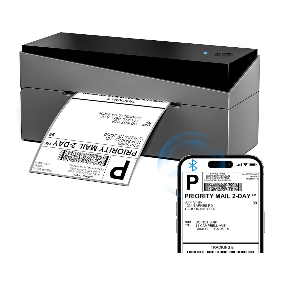 Bluetooth Shipping Label Printer - Mik Zenon