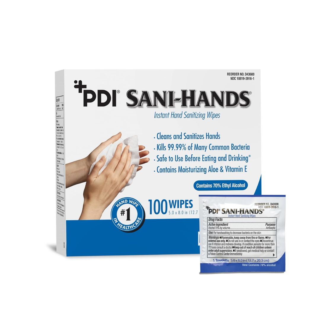 Sani-Hands Hand Sanitizer Wipes (100 Packets) - Mik Zenon