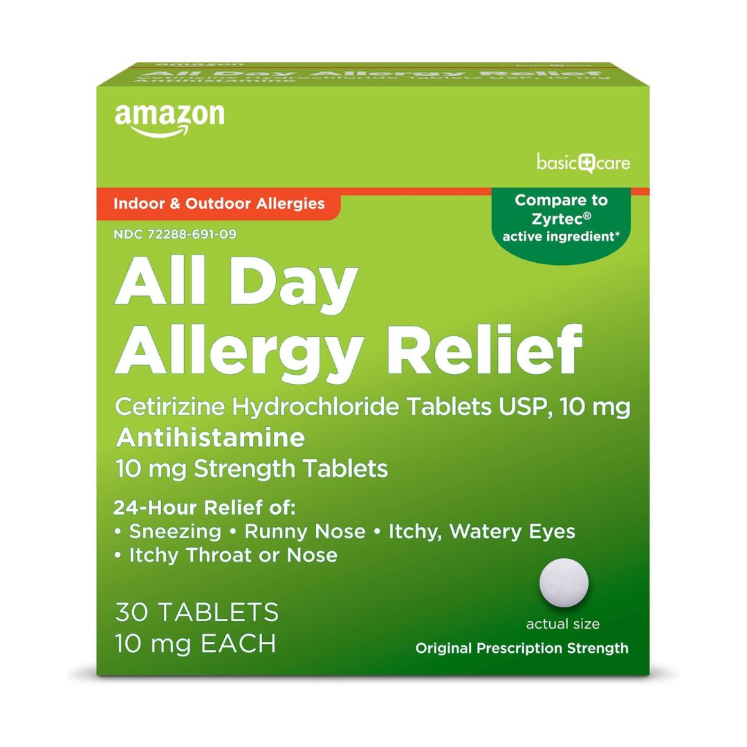 Amazon Basic Care All Day Allergy Tabs 30 Ct - Mik Zenon