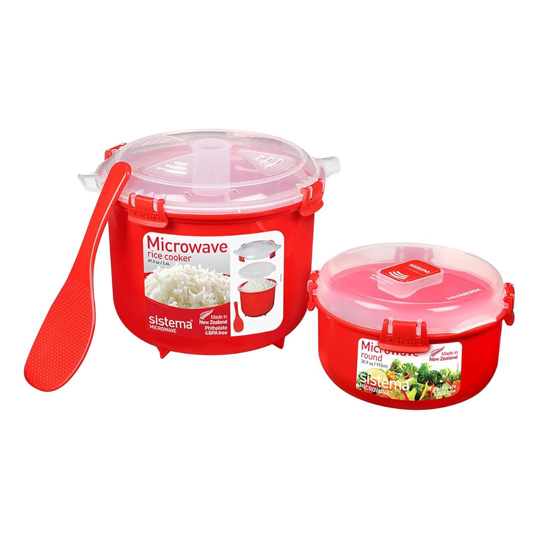Sistema Microwave Rice Cooker & Steamer Bowl - Mik Zenon