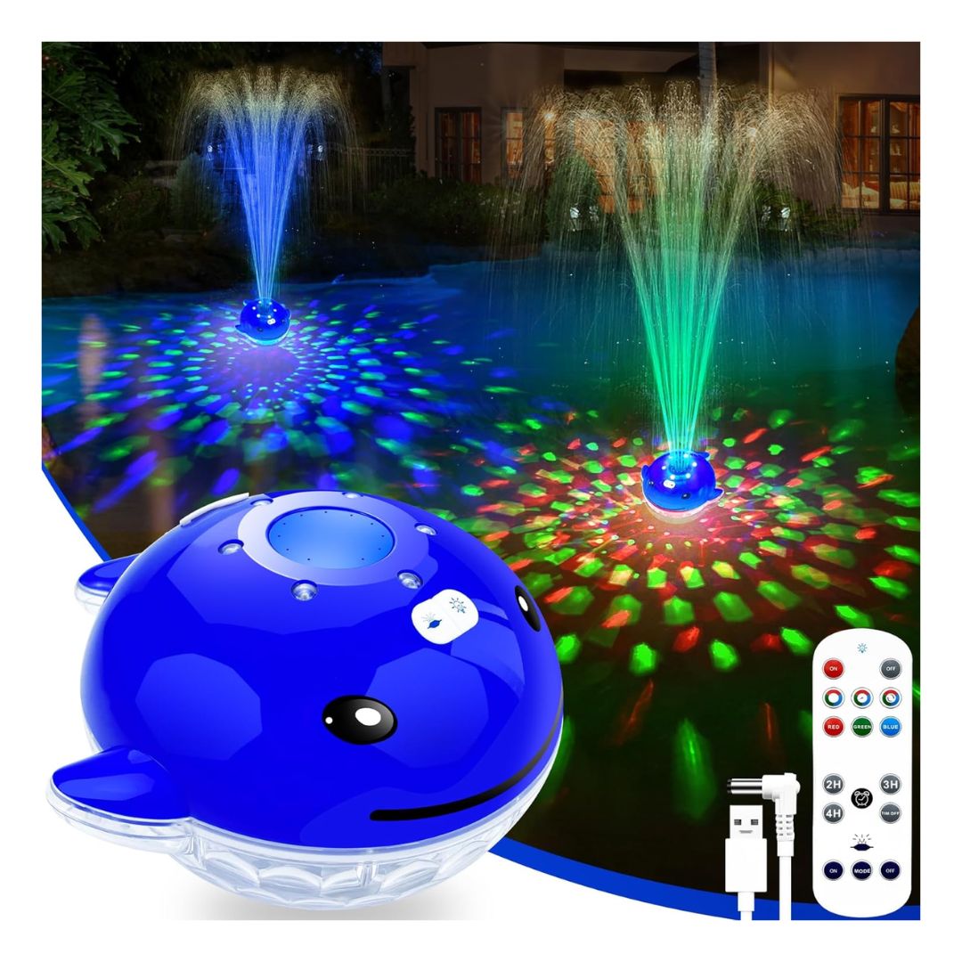 Rechargeable Whale Pool Fountain - Mik Zenon