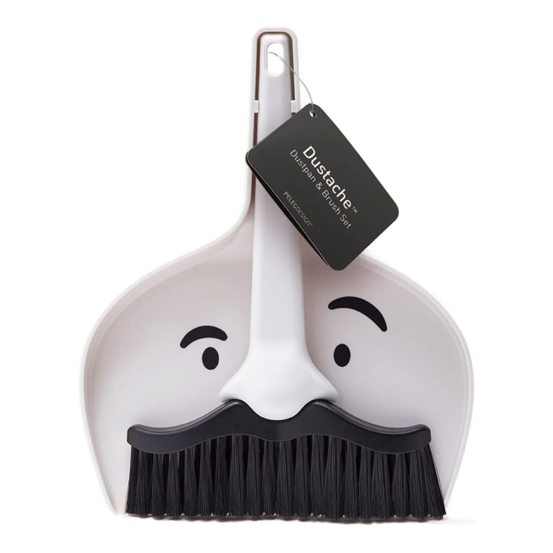 Peleg Design Dustache Dustpan and Brush Set - Mik Zenon