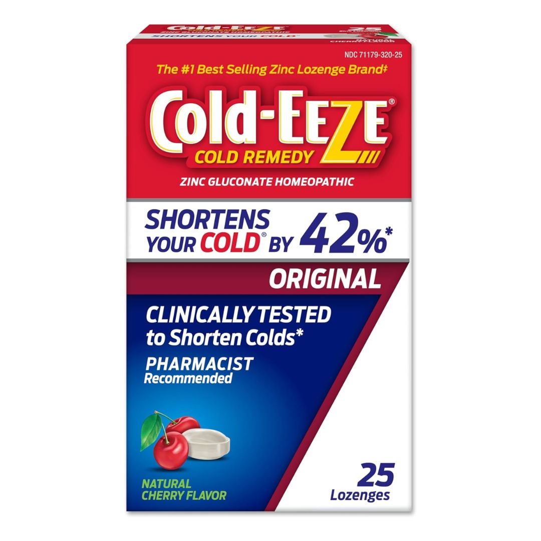Cold-EEZE Natural Cherry Zinc Lozenges - Mik Zenon