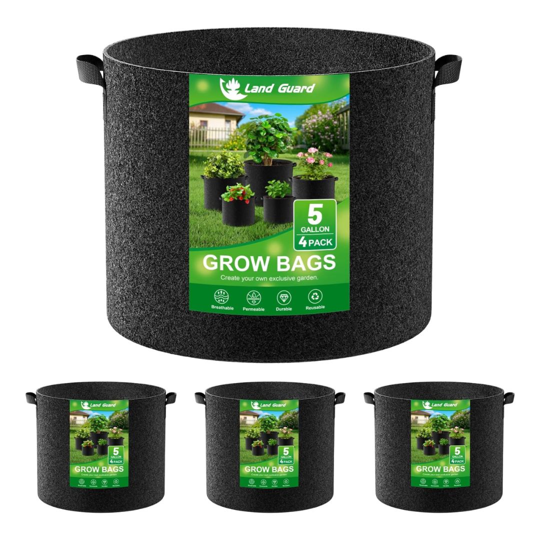 Land Guard Fabric Grow Bags (4 Pack) - Mik Zenon
