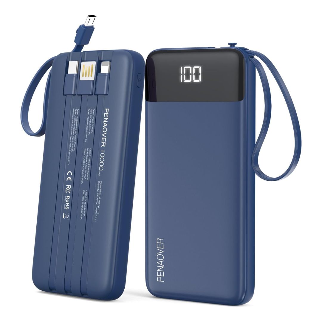Power Bank with Built-in Cable - Mik Zenon