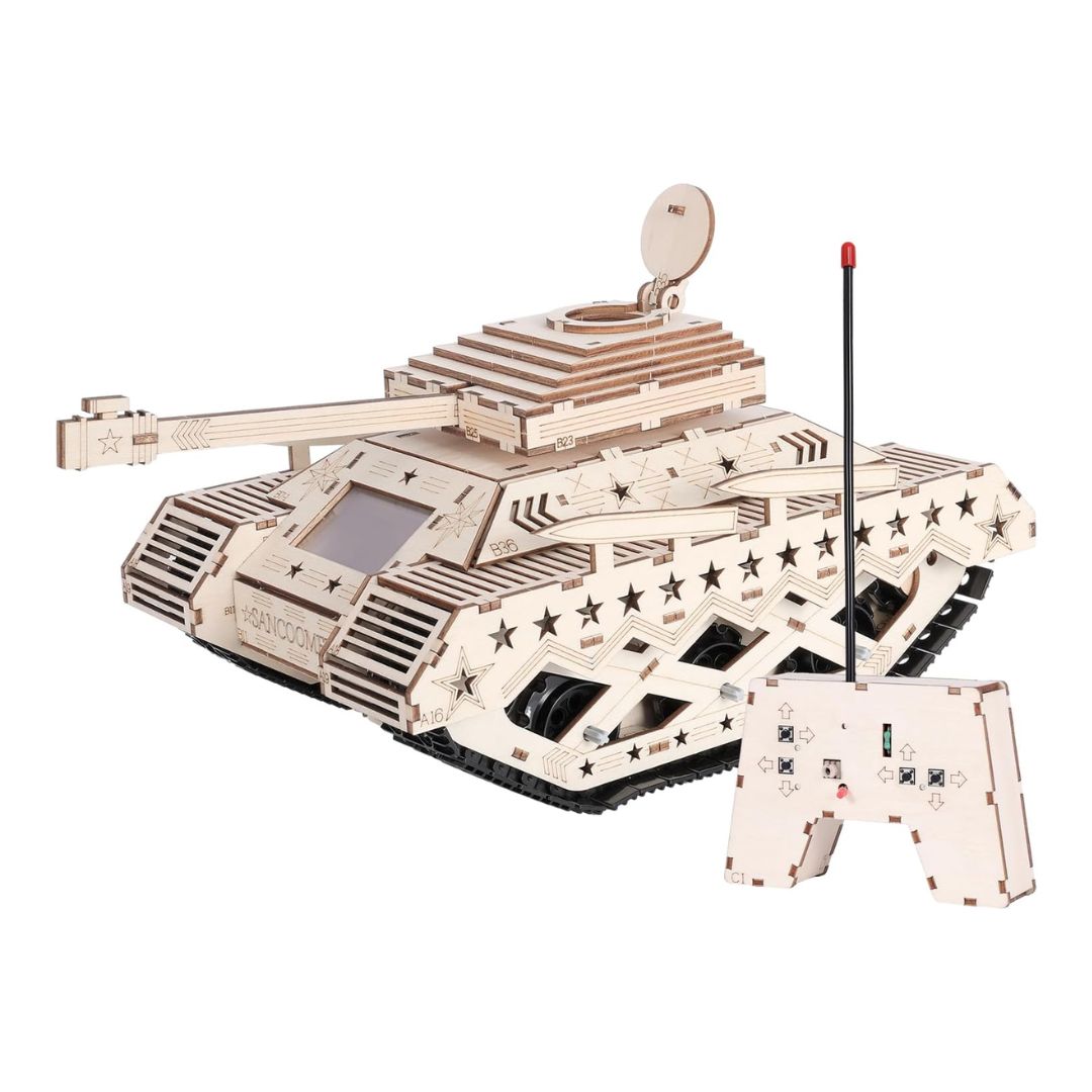 3D Wooden Tank Puzzle - Mik Zenon