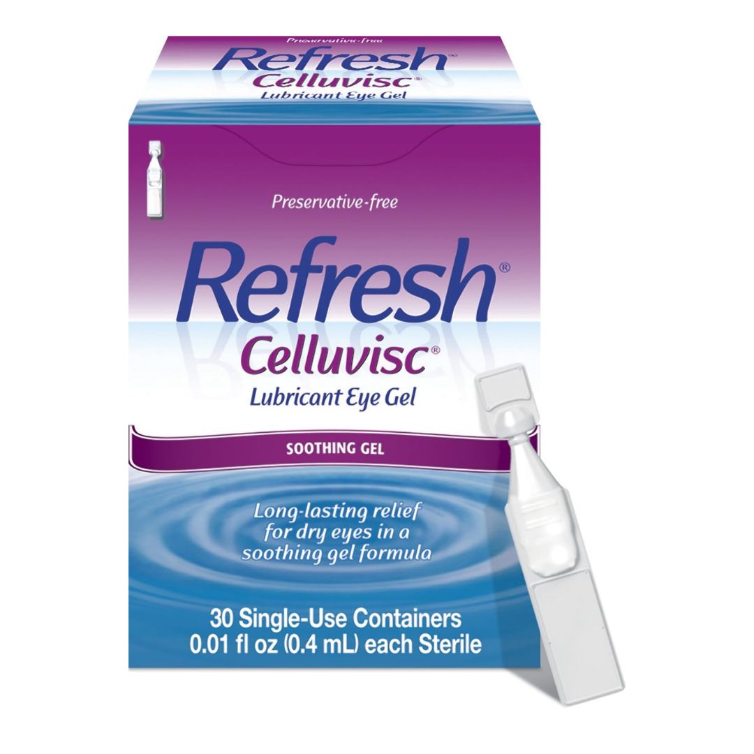 Refresh Celluvisc Lubricant Eye Gel Drops (30 Count) - Mik Zenon