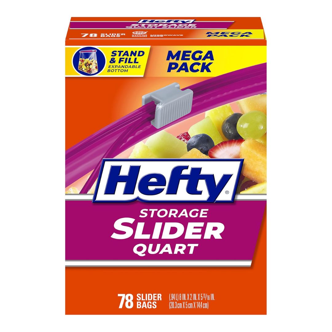 Hefty Slider Kitchen Storage Bags - Mik Zenon