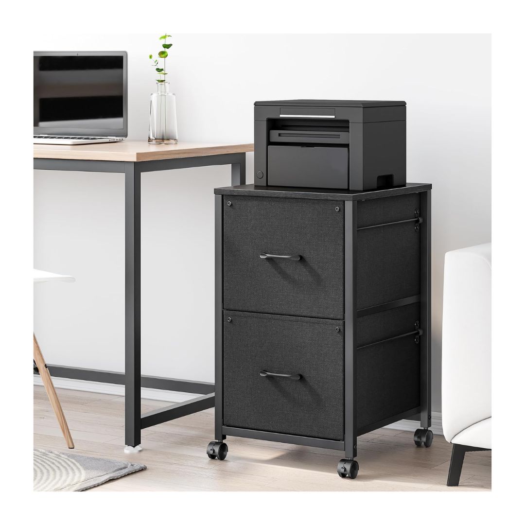 2 Drawer Rolling File Cabinet - Mik Zenon