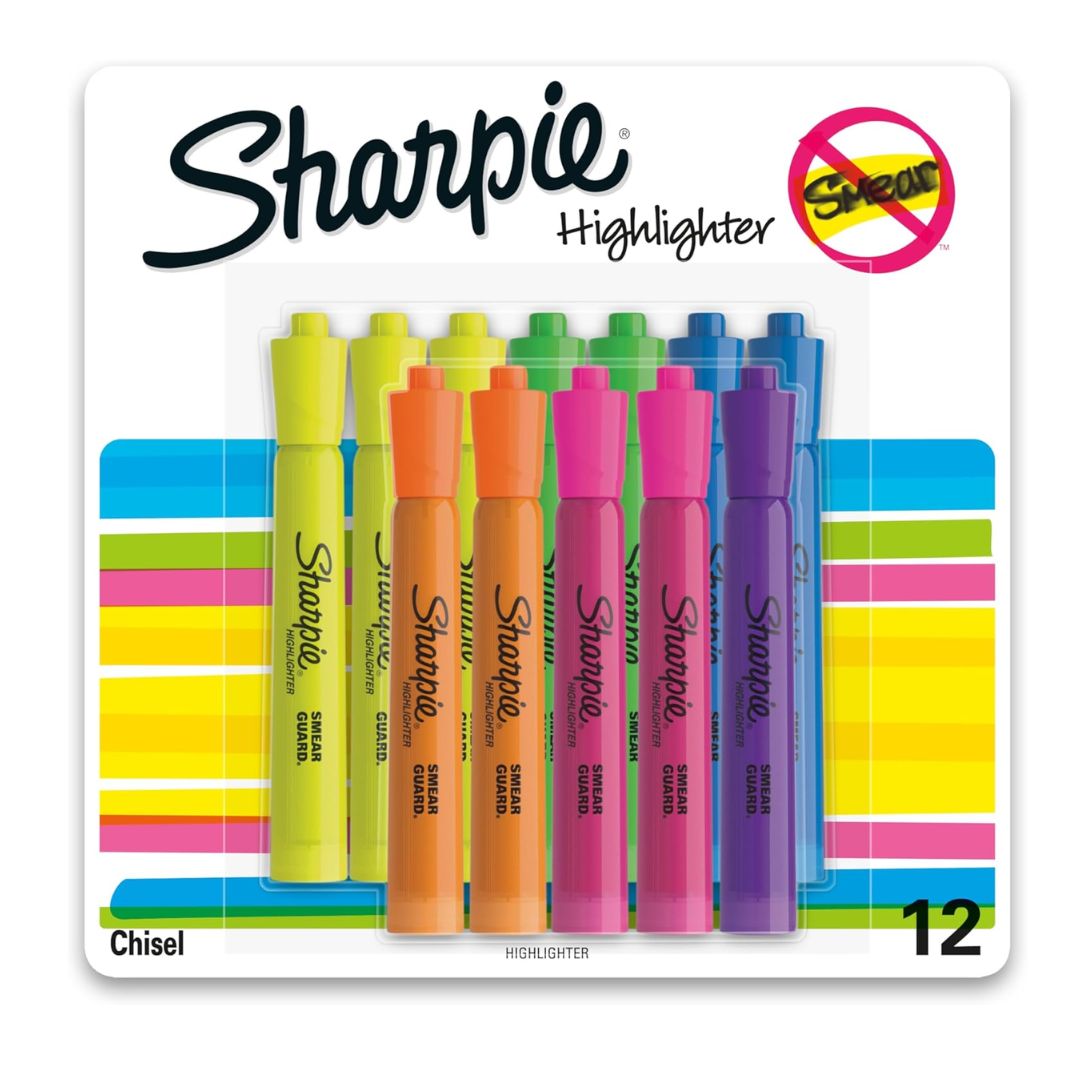 Sharpie Highlighters 12 Ct - Mik Zenon