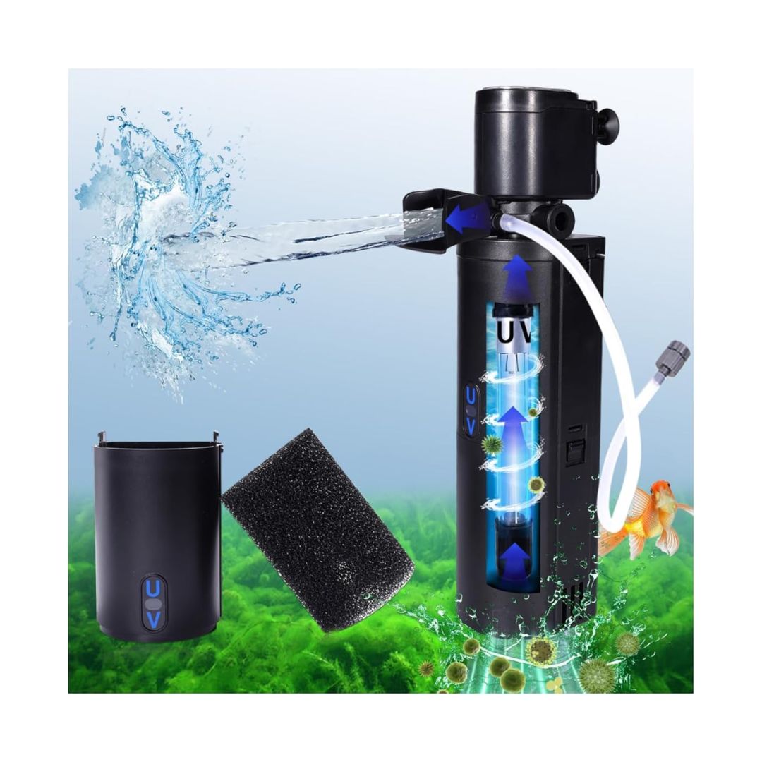 Dual-Chamber U-V Aquarium Filter - Mik Zenon