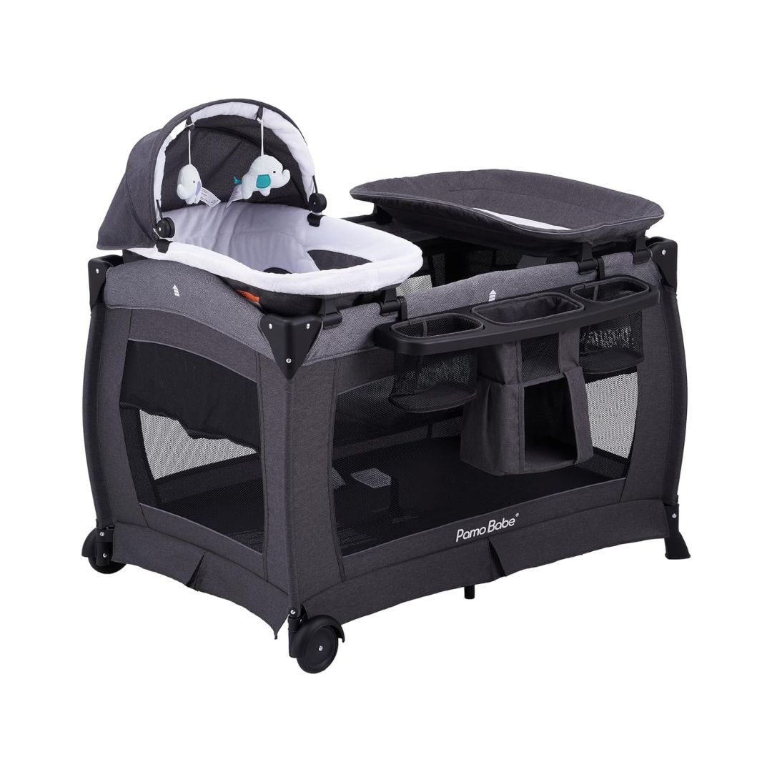 Pamo Babe Portable Foldable Playpen & Changing Table - Mik Zenon