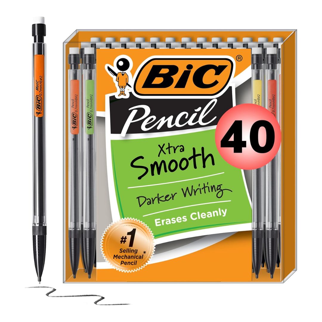 BIC Xtra-Smooth Mechanical Pencils (40 Count) - Mik Zenon