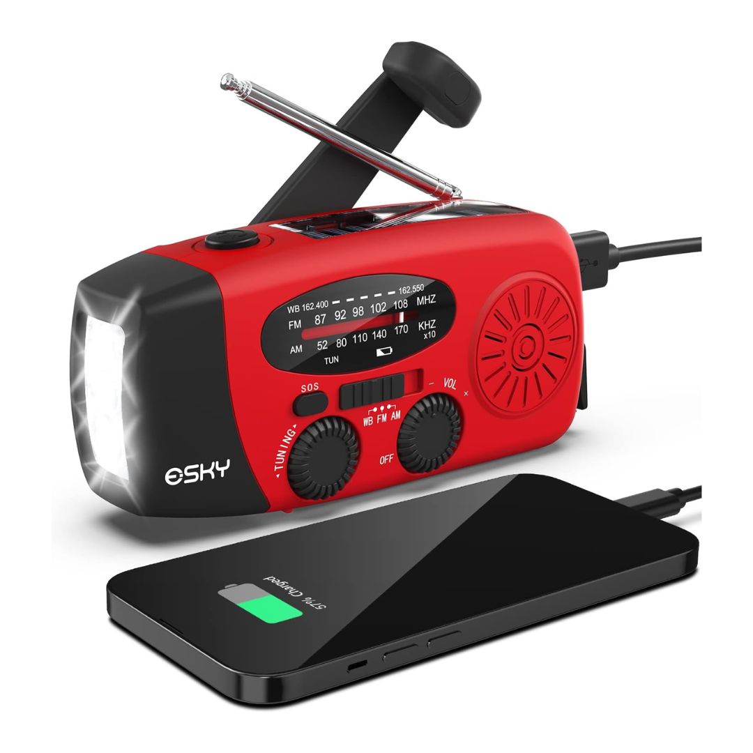 Esky Emergency Hand Crank Radio - Mik Zenon