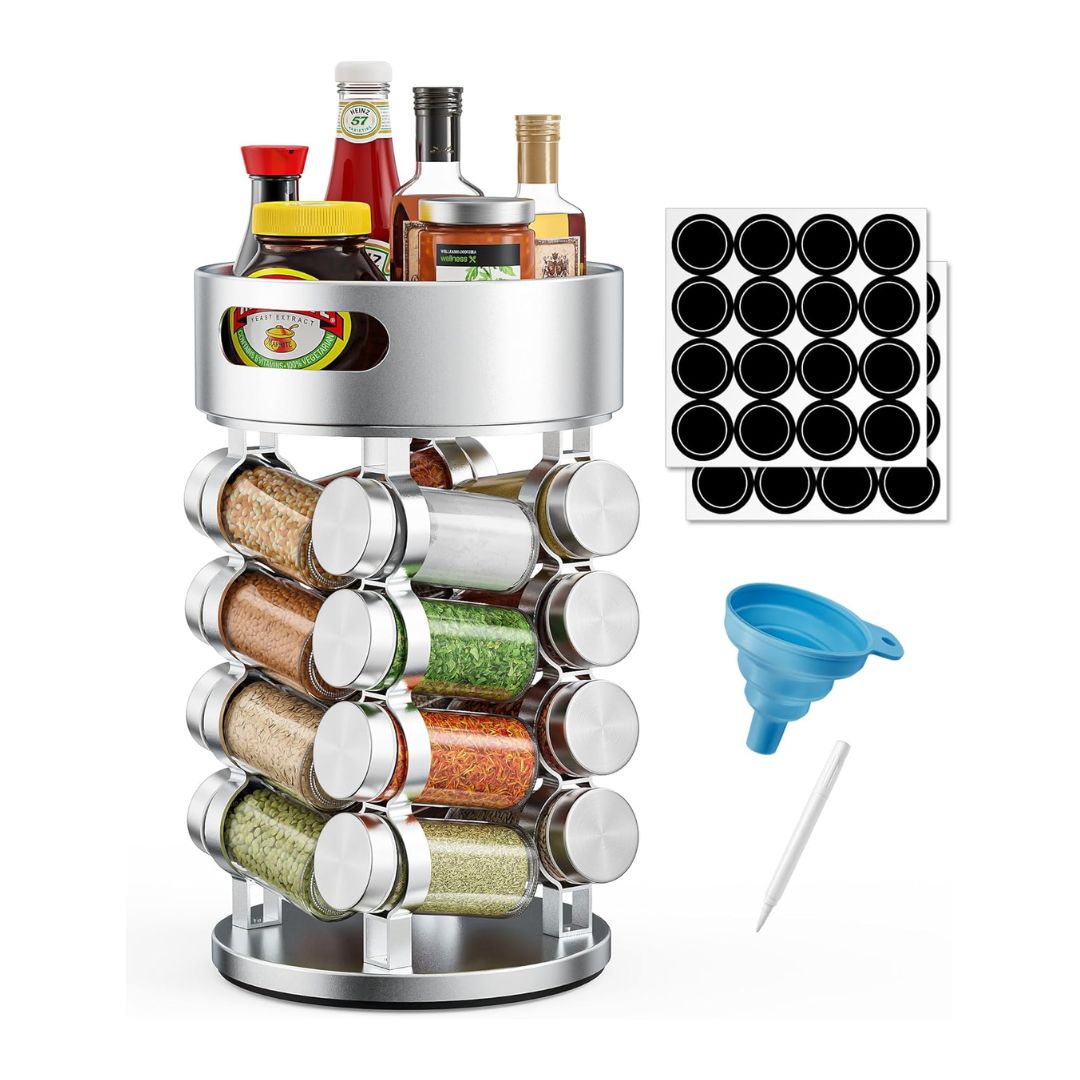 2-Tier Rotating Spice Rack Set - Mik Zenon