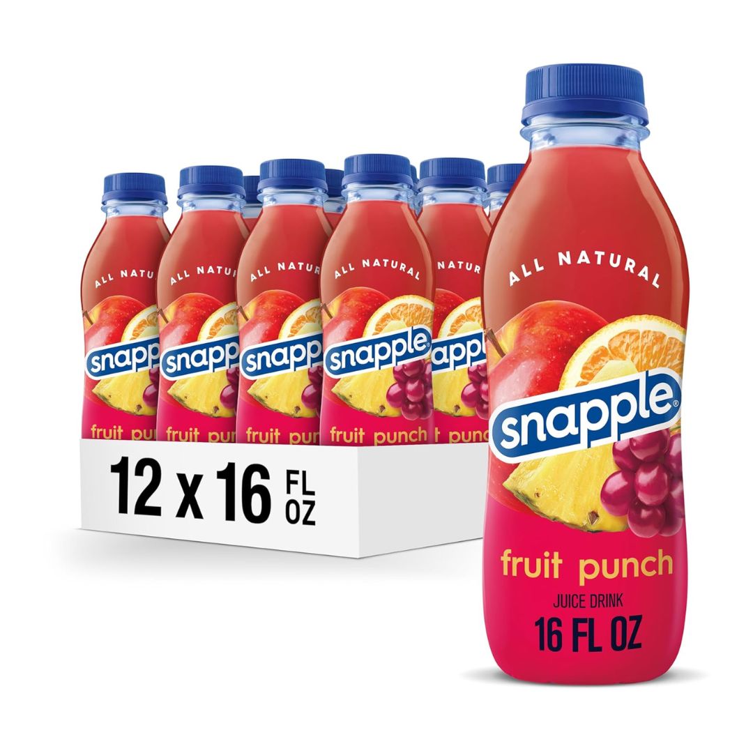 Snapple Fruit Punch Juice Drink (12 Pack) - Mik Zenon