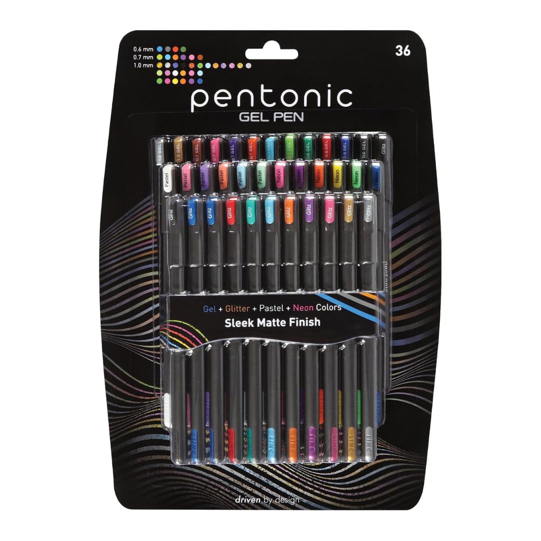 Pentonic Gel Pens (36 Count) - Mik Zenon