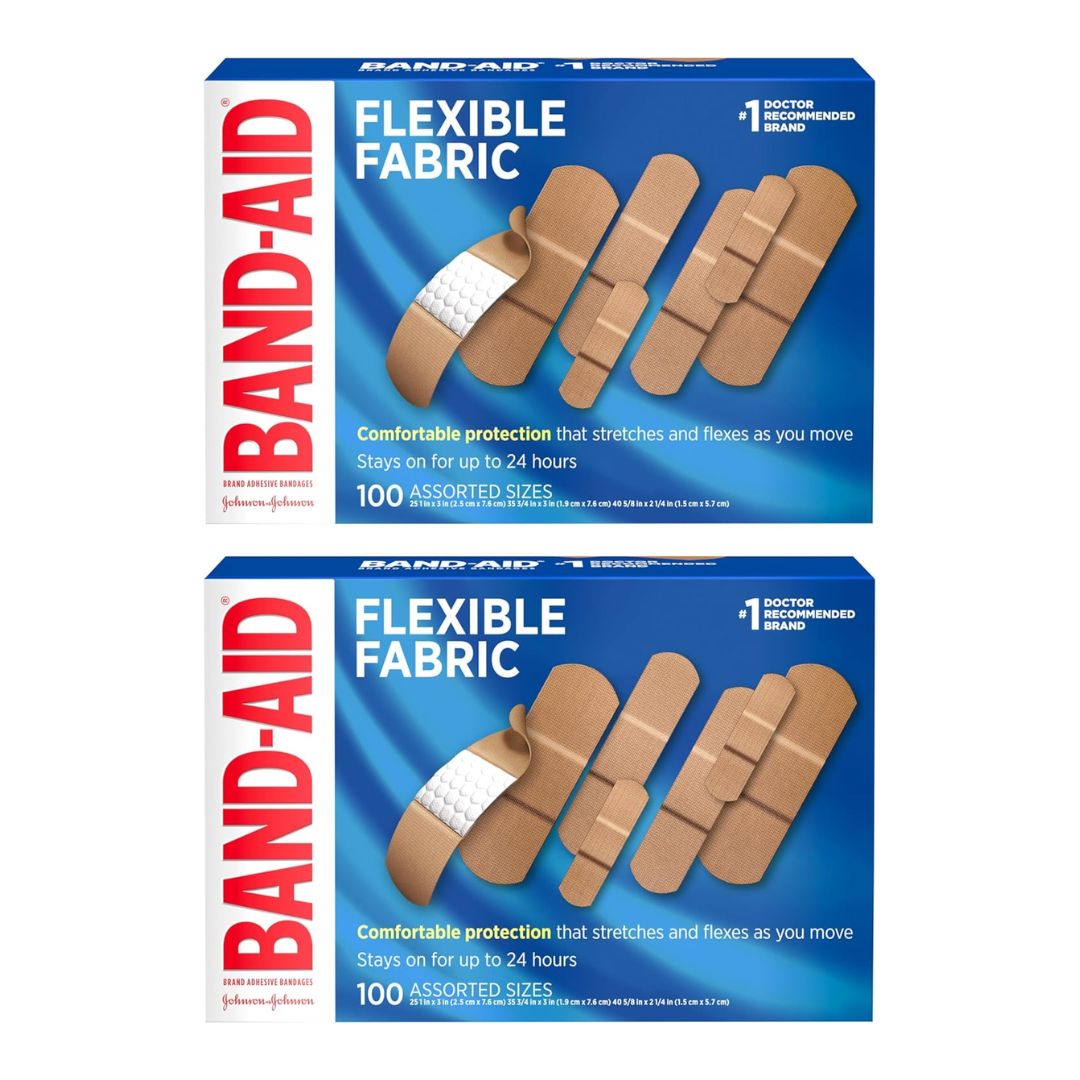 Band-Aid Flexible Fabric (2 x 100 Ct) - Mik Zenon