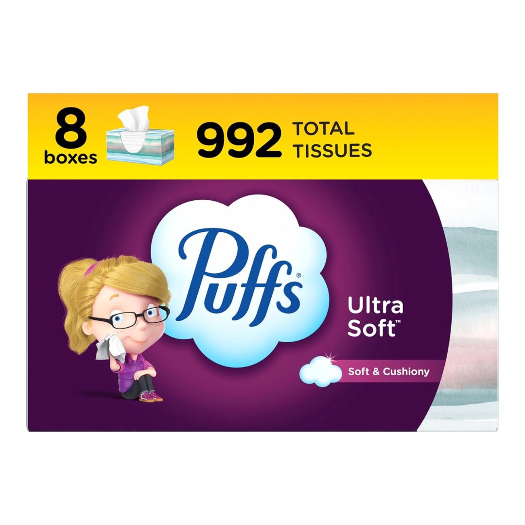 Puffs Ultra Soft Facial Tissue (8 Pack) - Mik Zenon