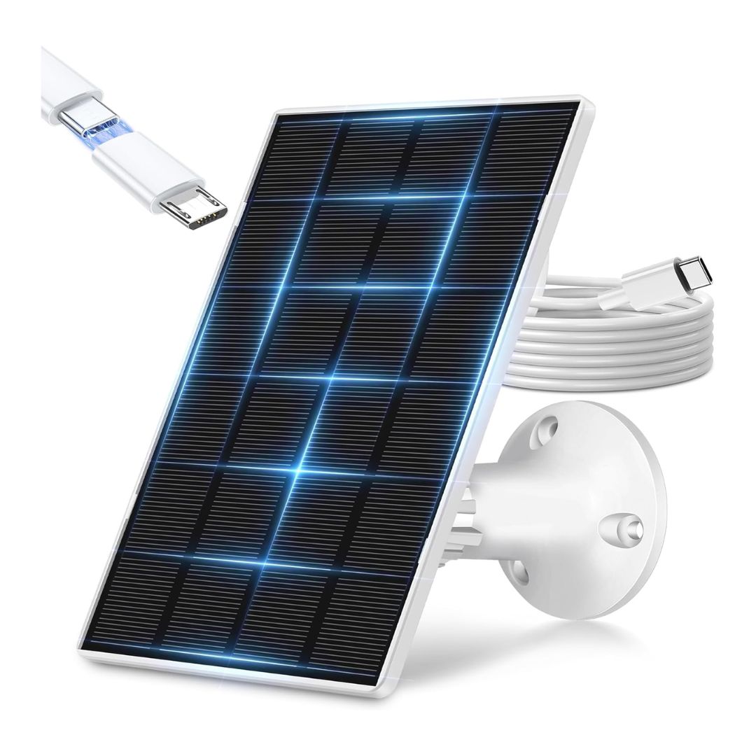 KEPEAK Solar Panel Charger 5V Ring Camera - Mik Zenon