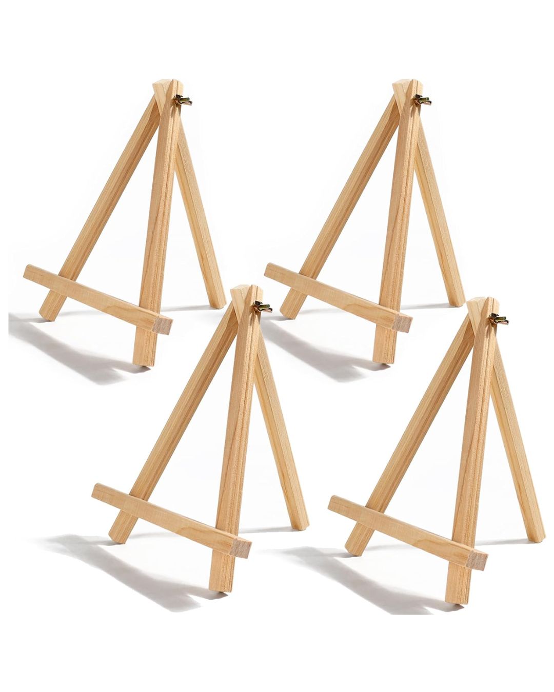 4 Pack Wooden Easel Stands - Mik Zenon