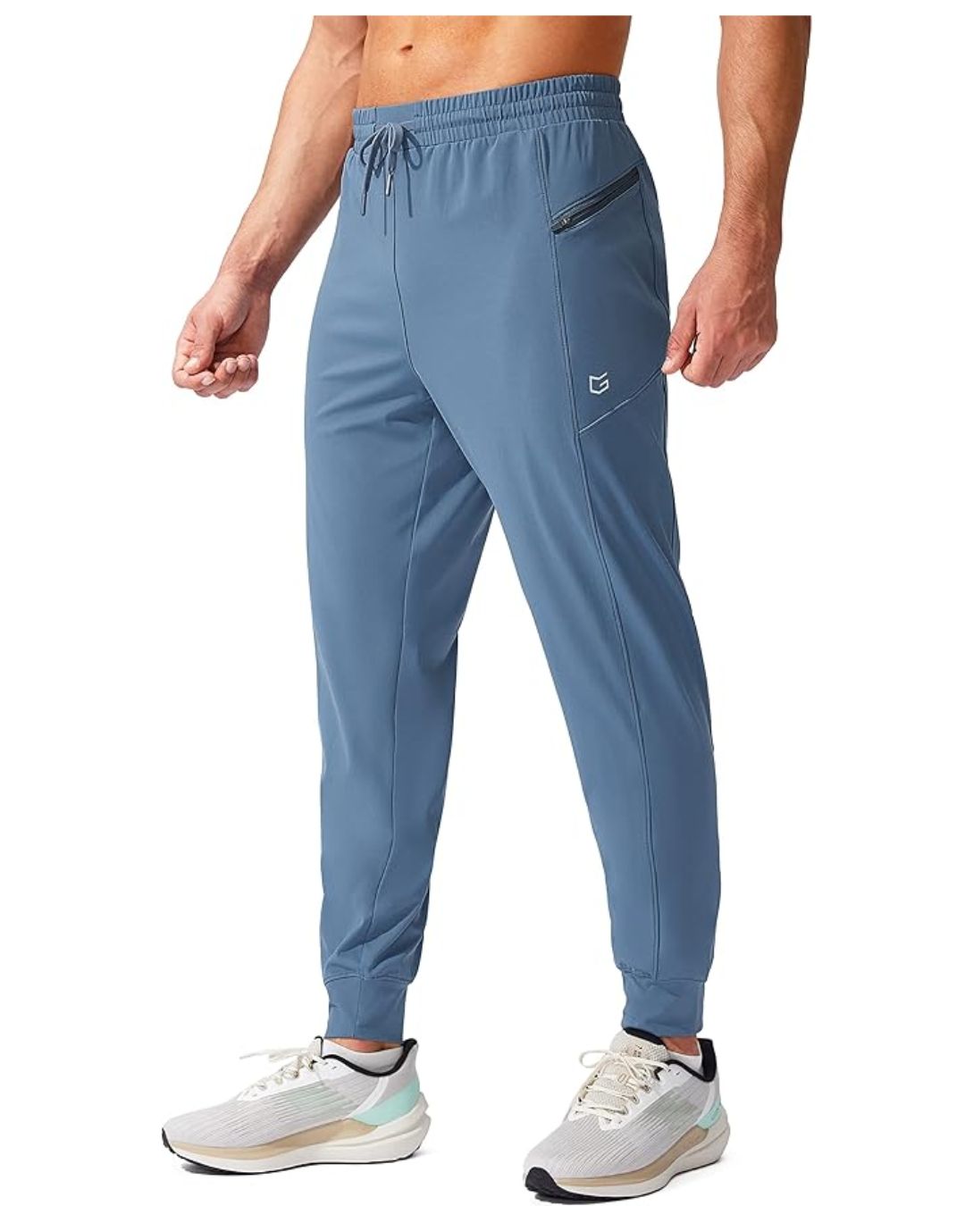 Men's Joggers with Zipper Pockets - Mik Zenon