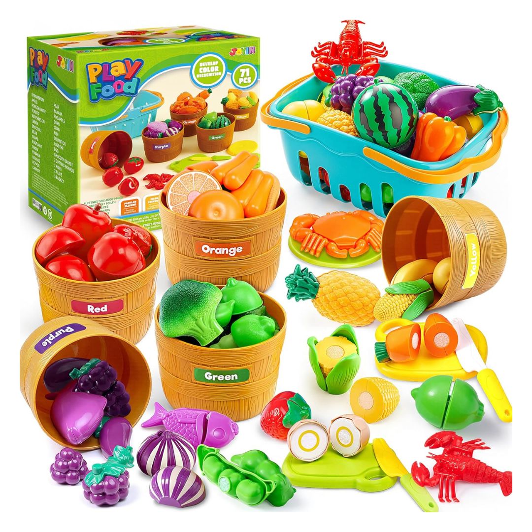 JOYIN Learning Toys Play Food Set for Toddlers - Mik Zenon