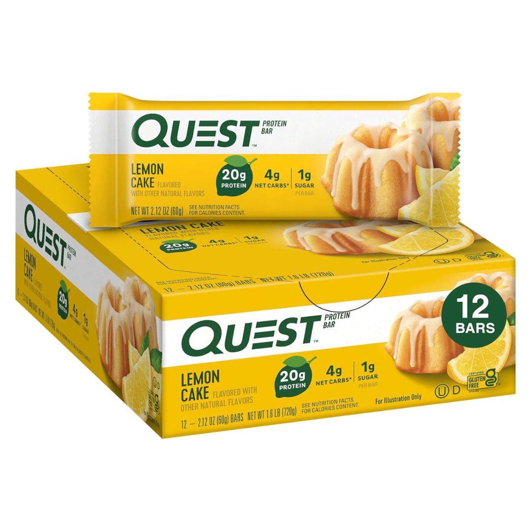 Quest Nutrition Lemon Cake Protein Bars 12 Ct. - Mik Zenon