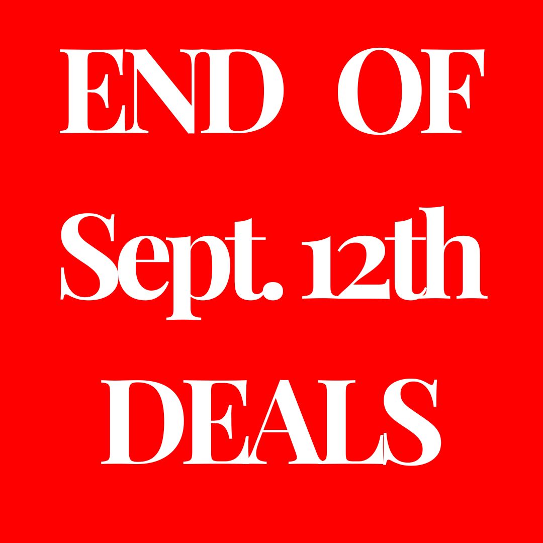 END OF Friday, September 12th Deals - Mik Zenon