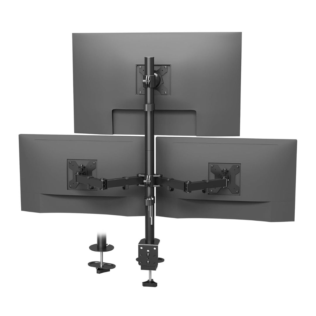 Triple Monitor Desk Mount - Mik Zenon