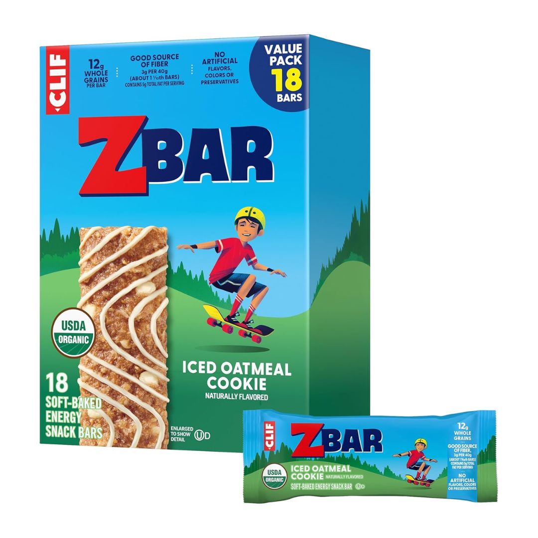 CLIF Kid Zbar - Iced Oatmeal Cookie (18 Pack) - Mik Zenon