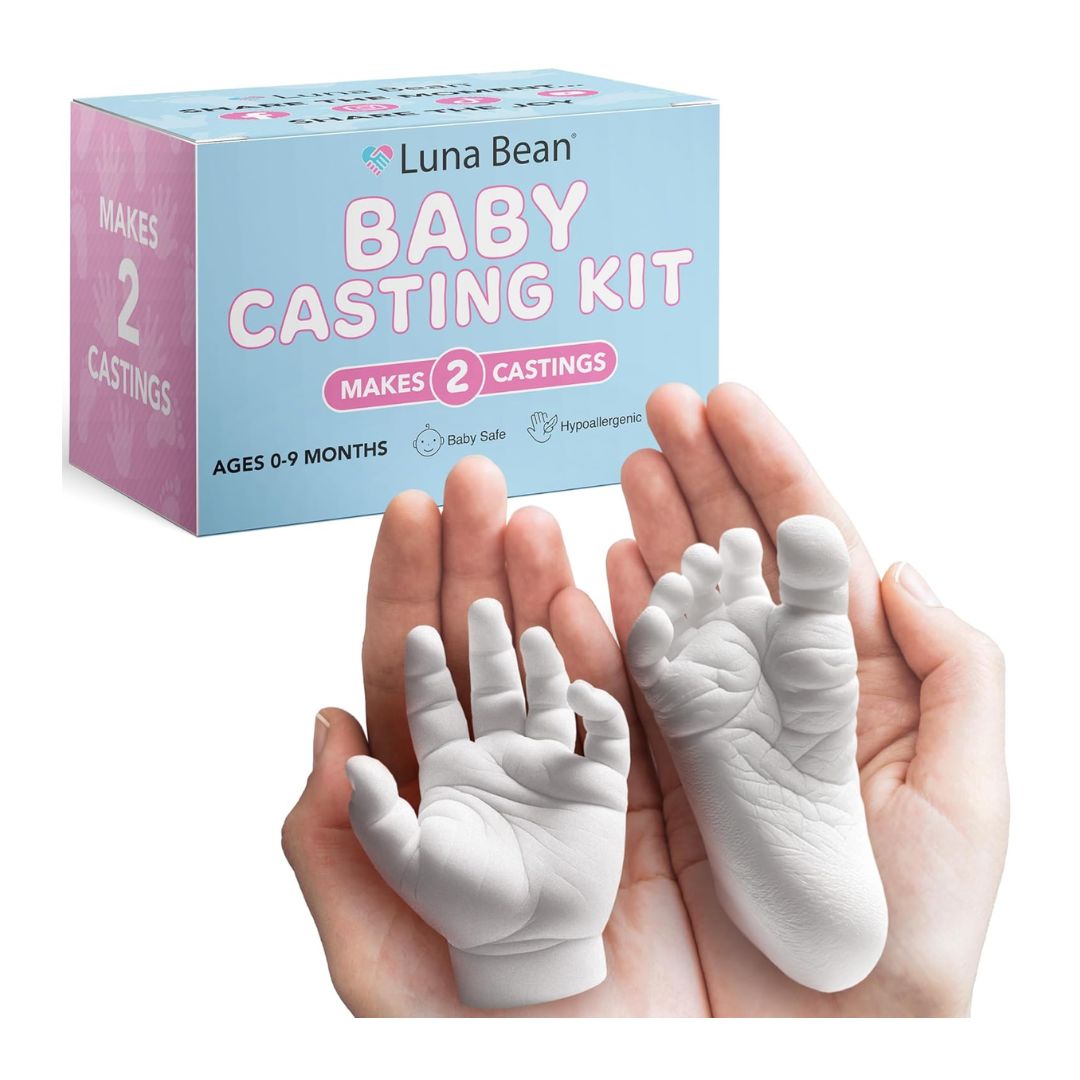 Luna Bean Baby Footprint & Hand Casting Kit - Mik Zenon