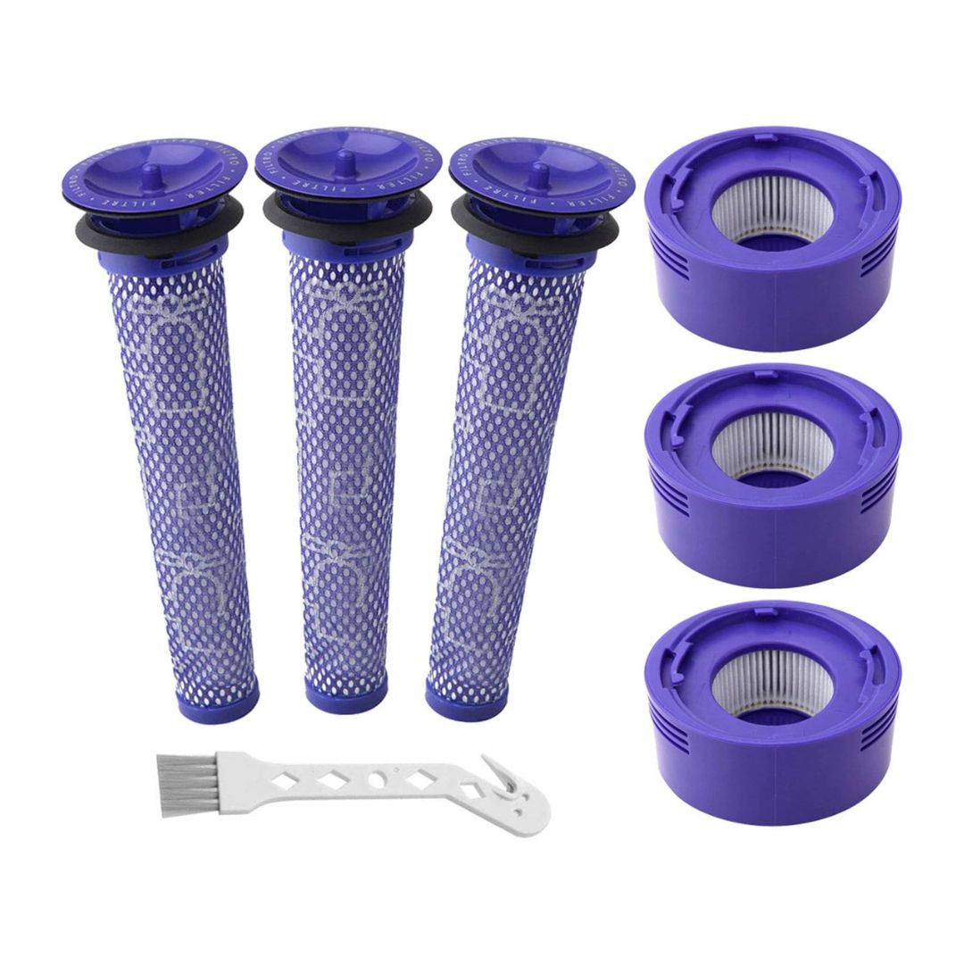 Vacuum Filter Replacement Kit for Dyson V7 V8 (6 Pack) - Mik Zenon