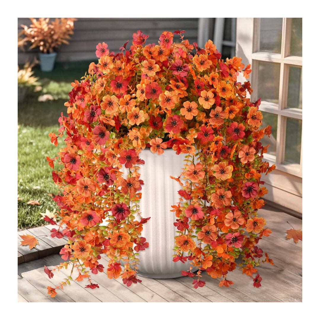 Artificial Fall Fake Flowers (2 Pcs) - Mik Zenon