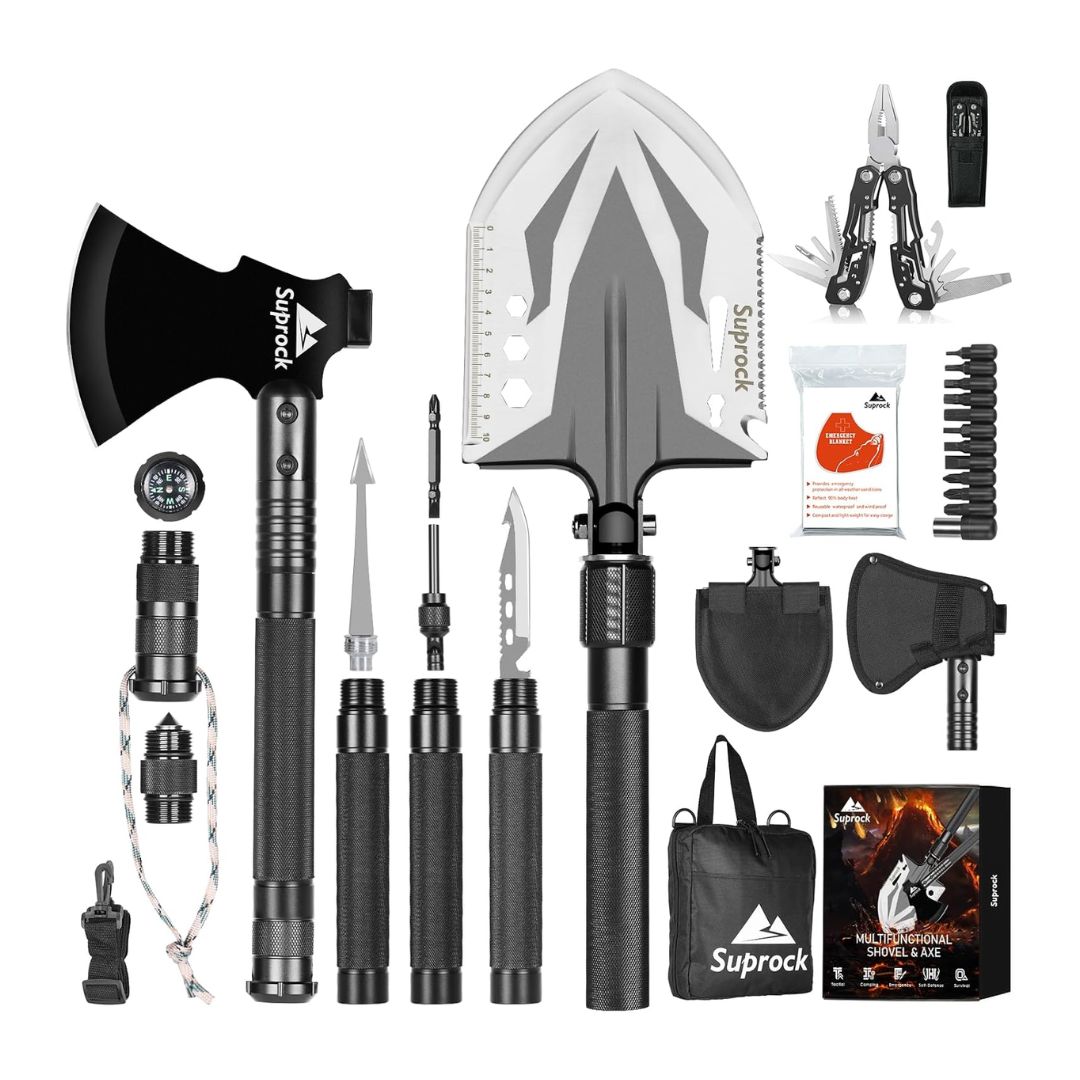 Folding Survival Shovel Axe - Mik Zenon