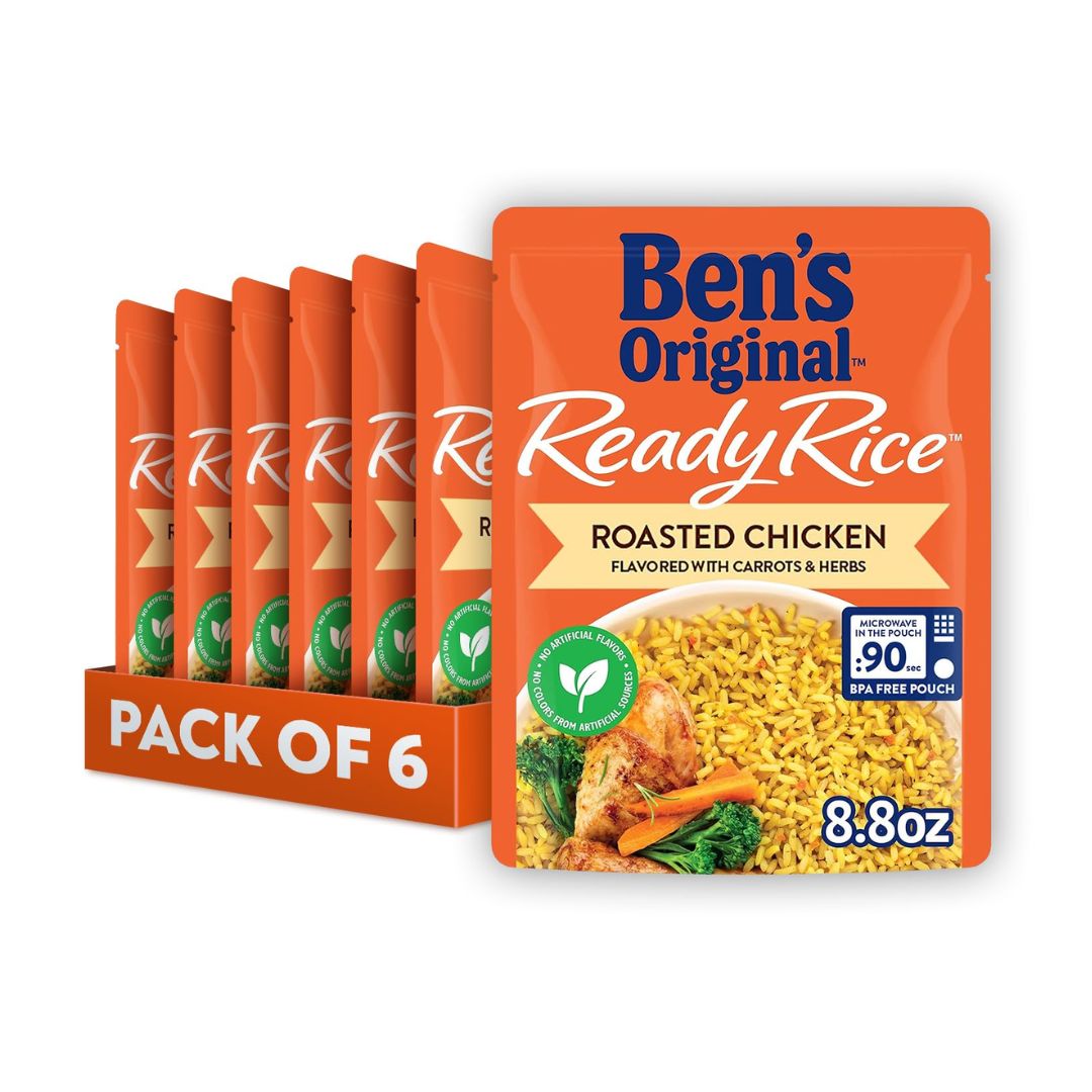 BEN'S ORIGINAL Ready Rice Roasted Chicken (6 Pack) - Mik Zenon