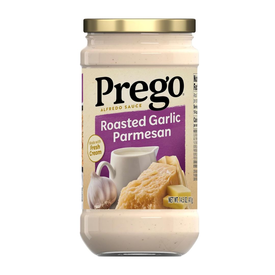 Prego Alfredo Pasta Sauce with Roasted Garlic & Parmesan Cheese - Mik Zenon