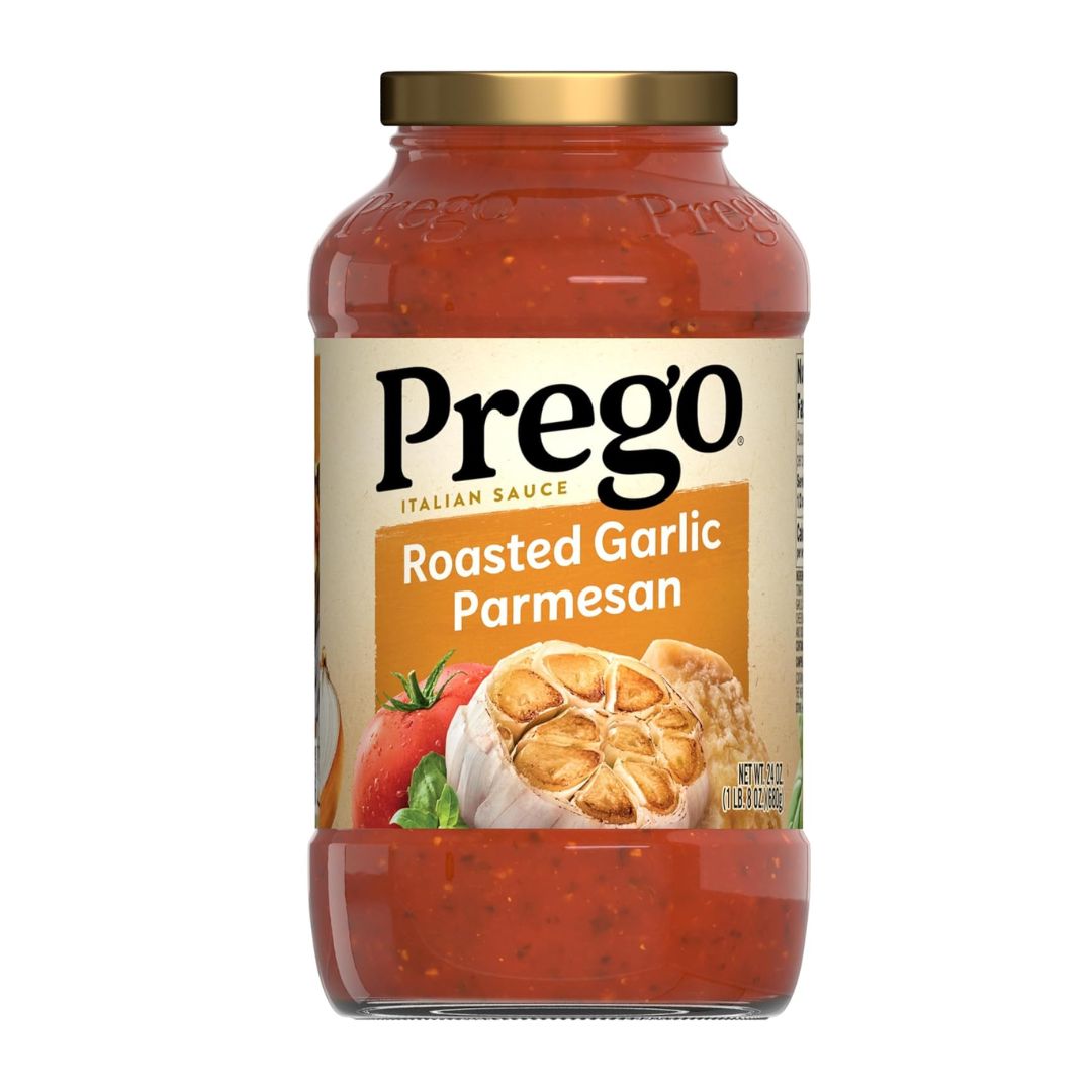 Prego Italian Tomato Sauce Roasted Garlic & Parmesan Cheese - Mik Zenon